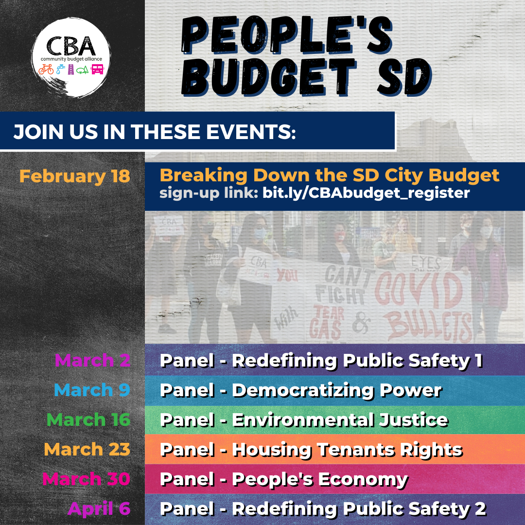 CBA People's Budget Panel Events - Center on Policy Initiatives